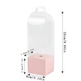10pcs Transparent Gift Boxs with Flower Base for Fresh Flowers with ...