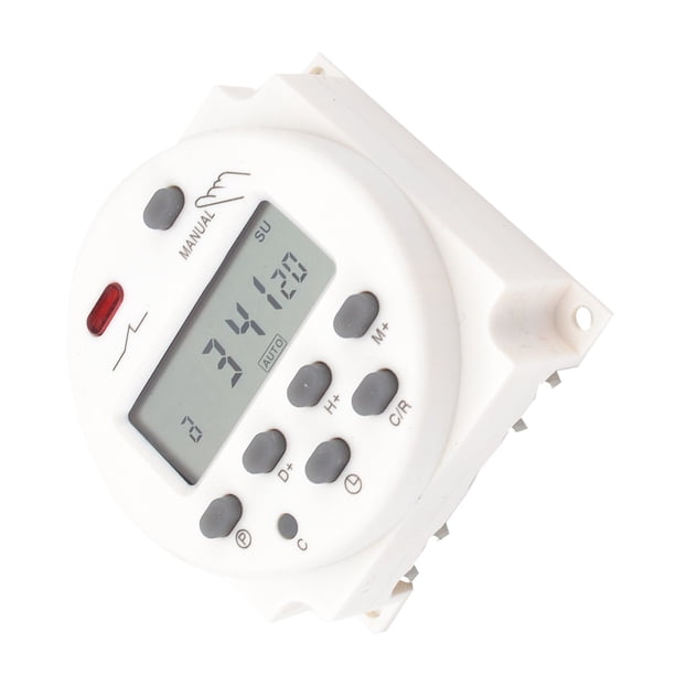 DC24V Digital LCD Display Time Switch digital time switch Wall Weekly ...
