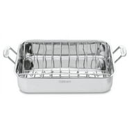 Cuisinart MultiClad Pro Stainless Steel Large Roaster with Handles, 16 ...