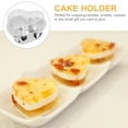 20Pcs Transparent Cake Box Heart Shaped Cake Box Bakery Packing Box ...