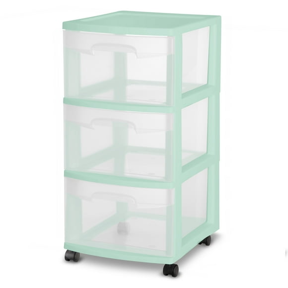 3 Drawer Plastic Storage