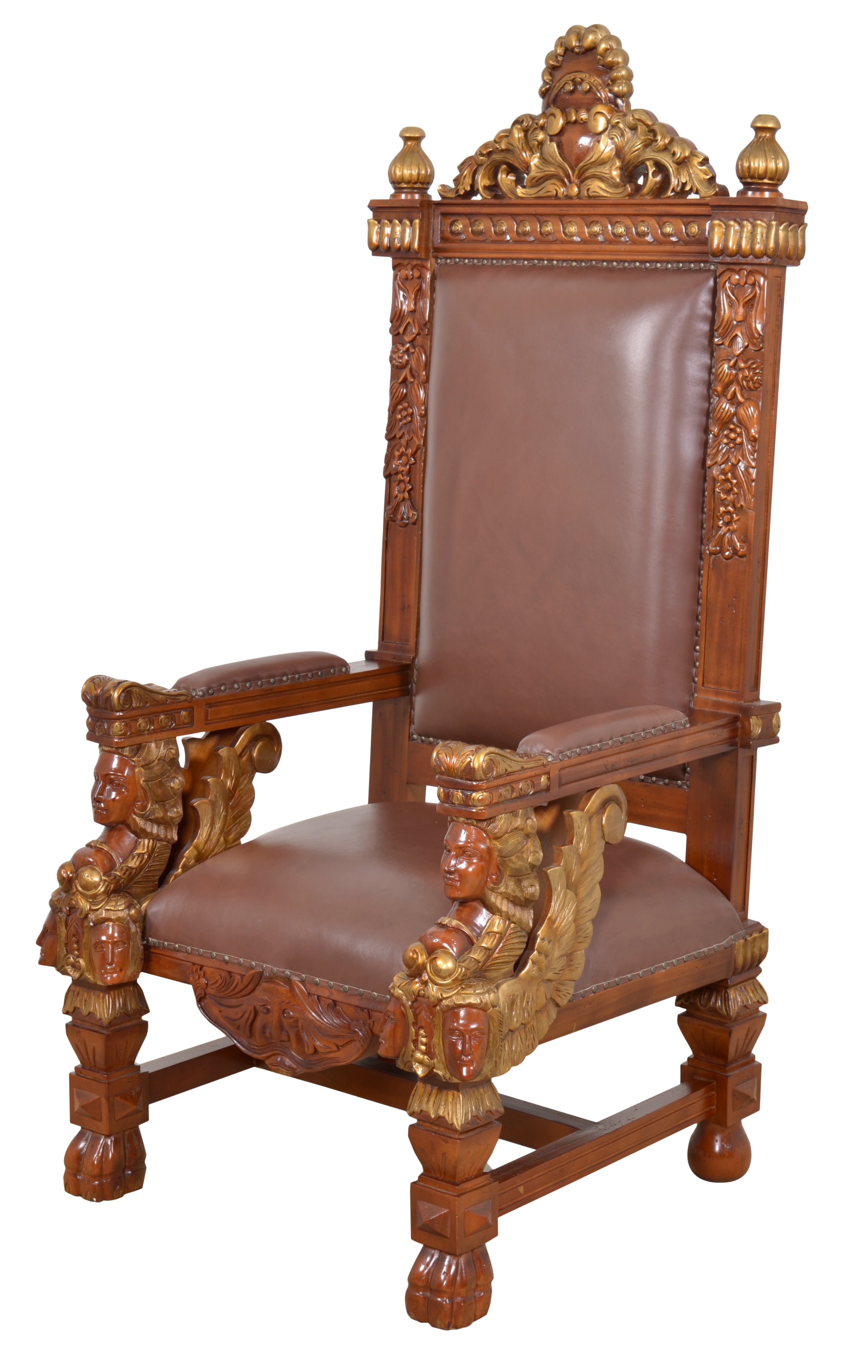 Royal Griffin Leather Chair VE - Walmart.com