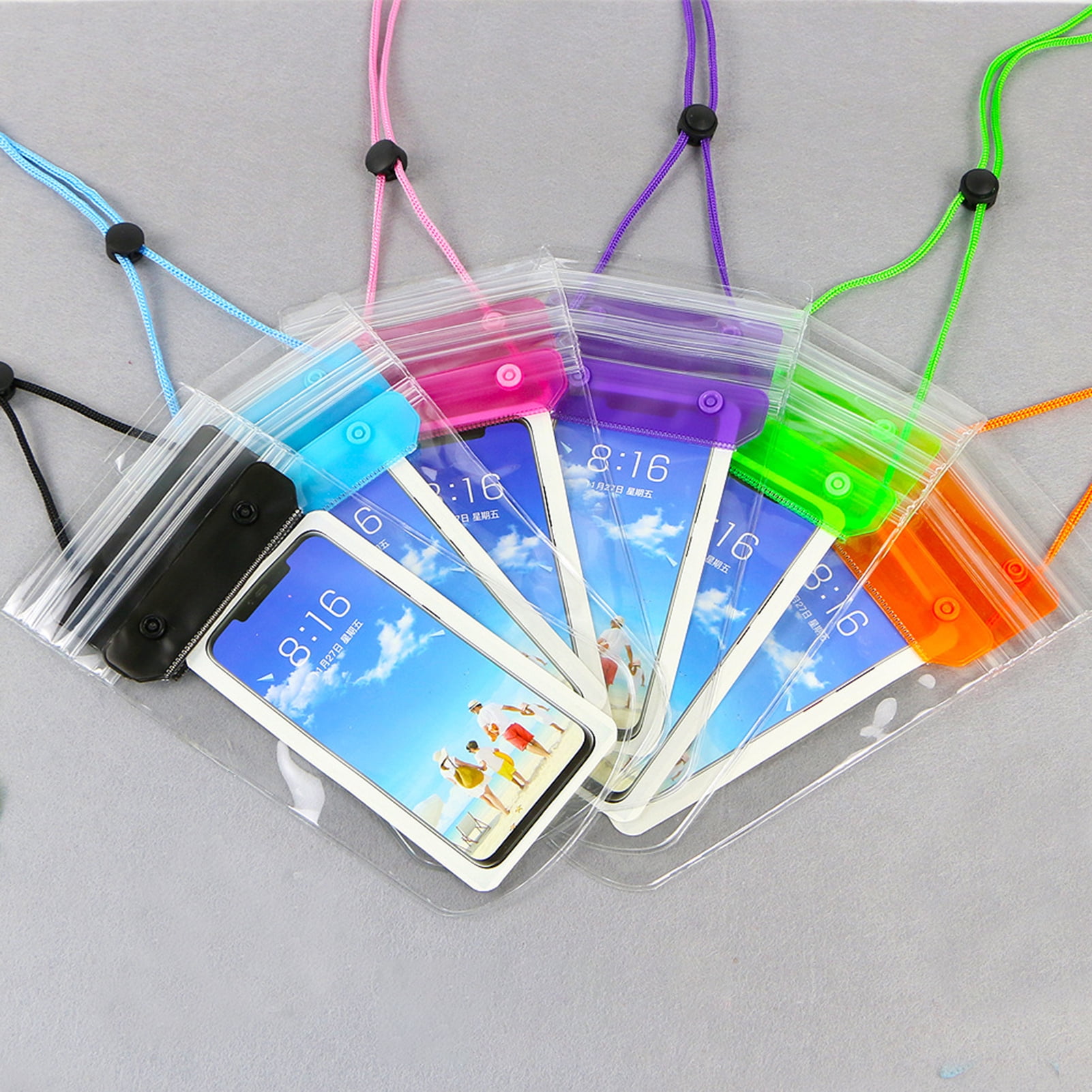 Anvazise Waterproof Phone Pouch Universal Sensitive Touch Thicken ...