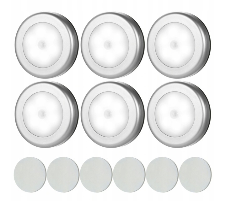 Luz nocturna con sensor de movimiento, un conjunto de 6 sensores de luz ...