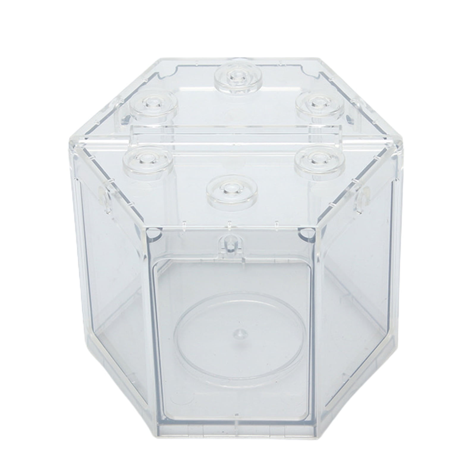 Ventilated Fish Tank - Stackable Plastic Micro Landscape Rotatable ...