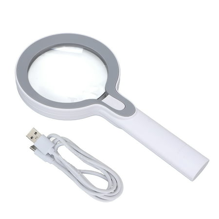 Pocket Magnifying Glass, Lighted Magnifying Glass Portable Durable ...