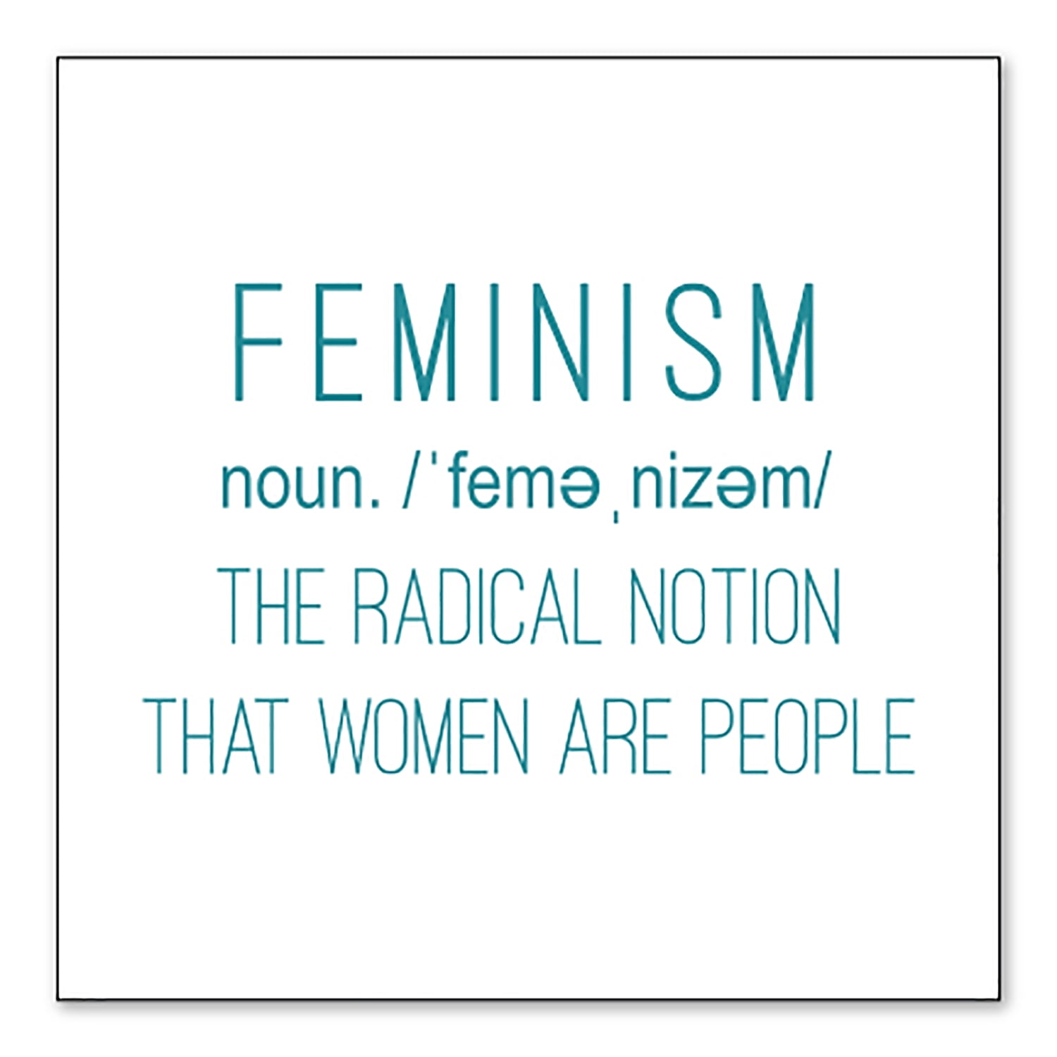 DistinctInk Custom Bumper Sticker - 3" x 3" Decorative Decal - White ...