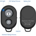 Acuvar Wireless Bluetooth Camera Remote, Smartphone Shutter Release ...