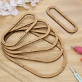 6PCS Stained Glass Oval Layout Frame 6 Sizes Glass Maker Templates MDF ...