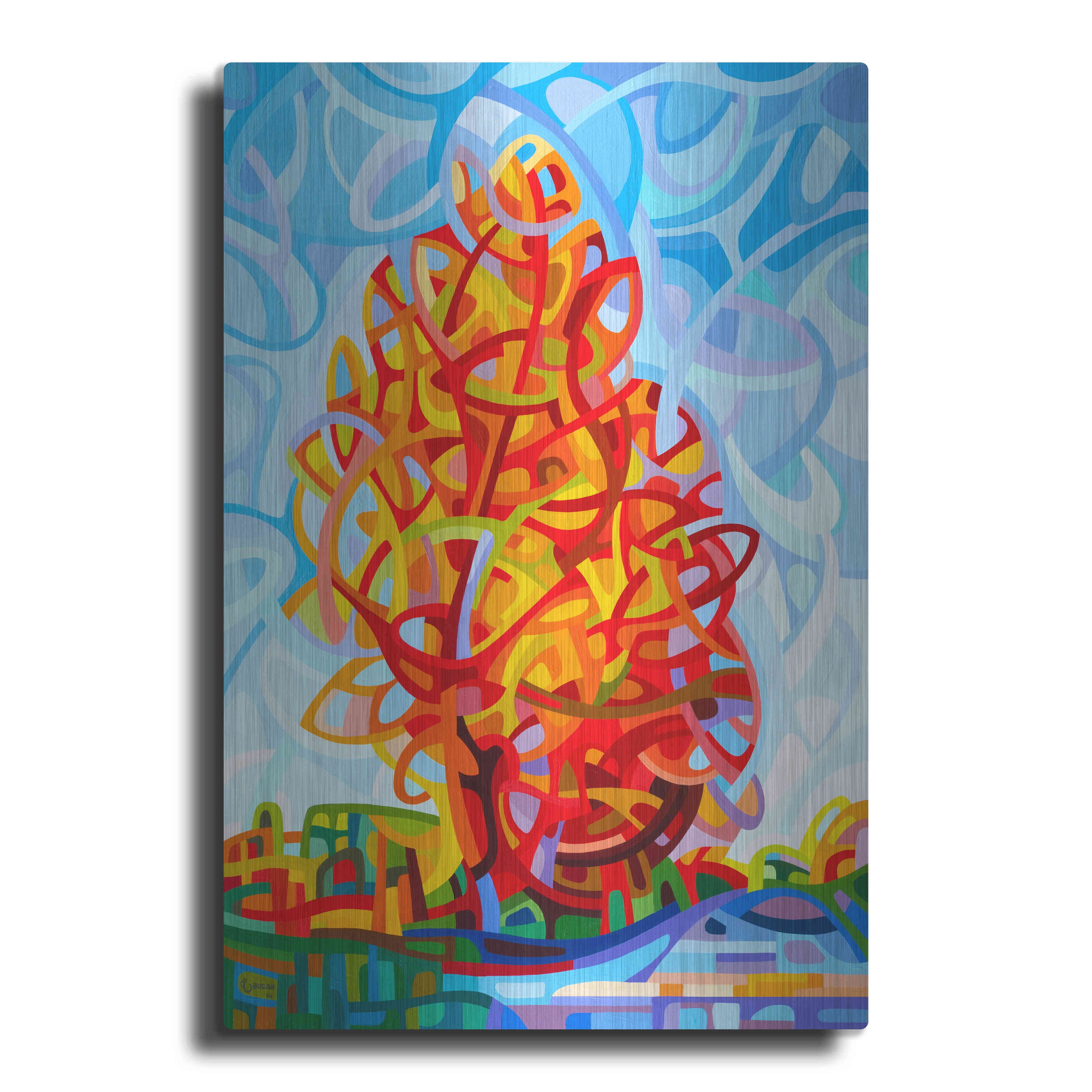 Luxe Metal Art 'The Jester' by Mandy Budan, Metal Wall Art, 12"x16 ...