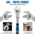 Multifunction 5 In 1 Torque Wrench 10 Inch Adjustable Ratchet Wrench ...