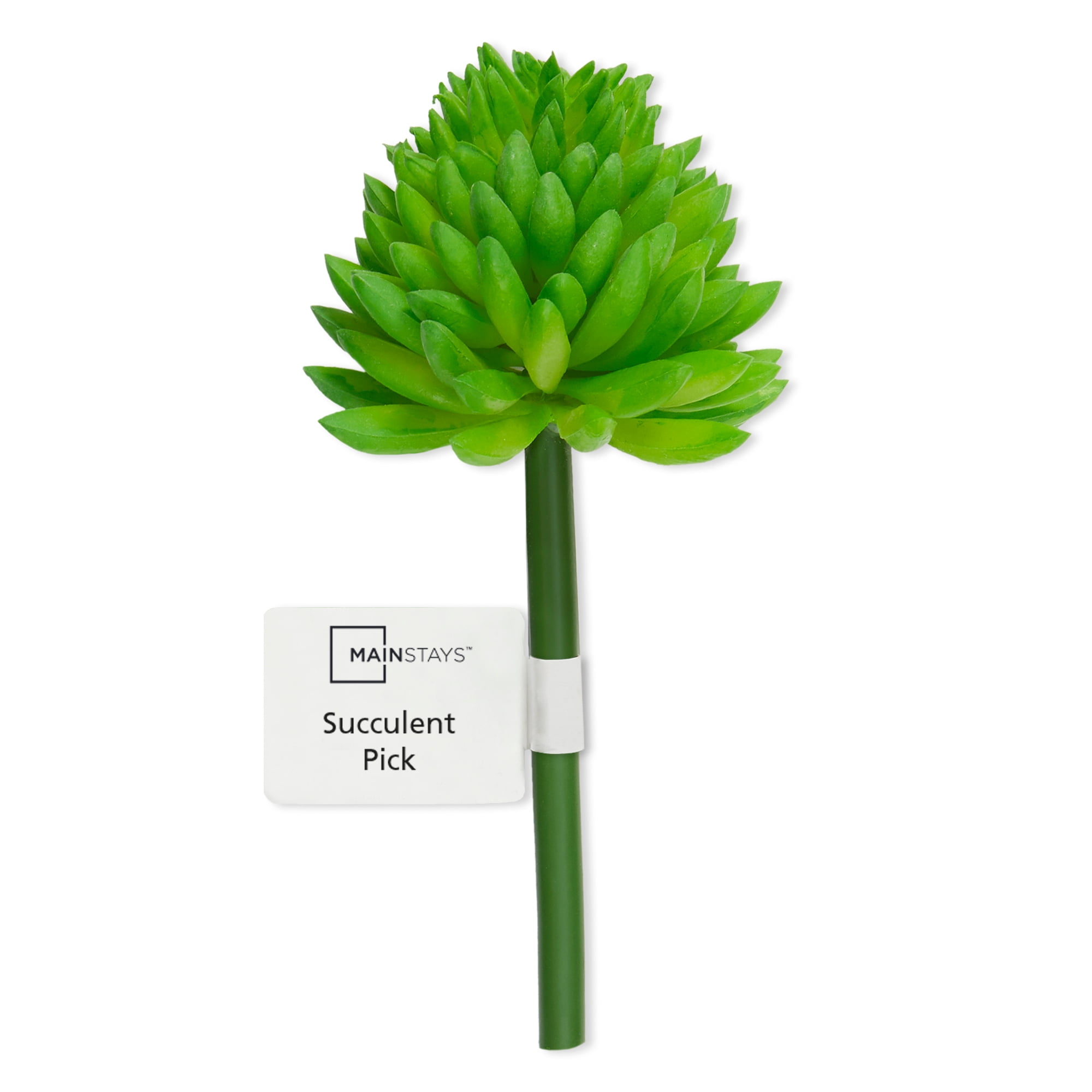 Mainstays Artificial Succulent Pick 2 Inch X 4 25 Inch Bright Green mainstays-artificial-succulent-pick-2-inch-x-4-25-inch-bright-green