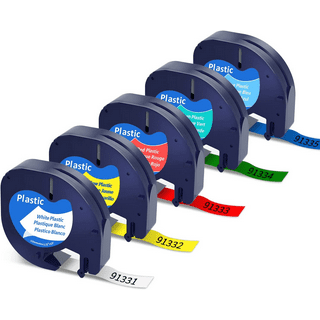 MarkDomain 5 Pack Label Maker Refills Replacement 45013 S0720530 Black ...