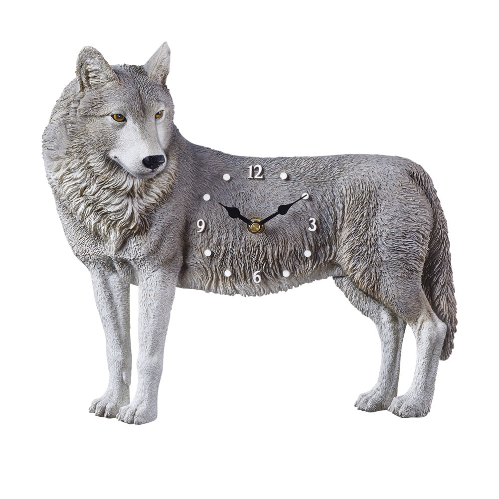 Home Décor Wolf Clock Home & Living Clocks etna.com.pe