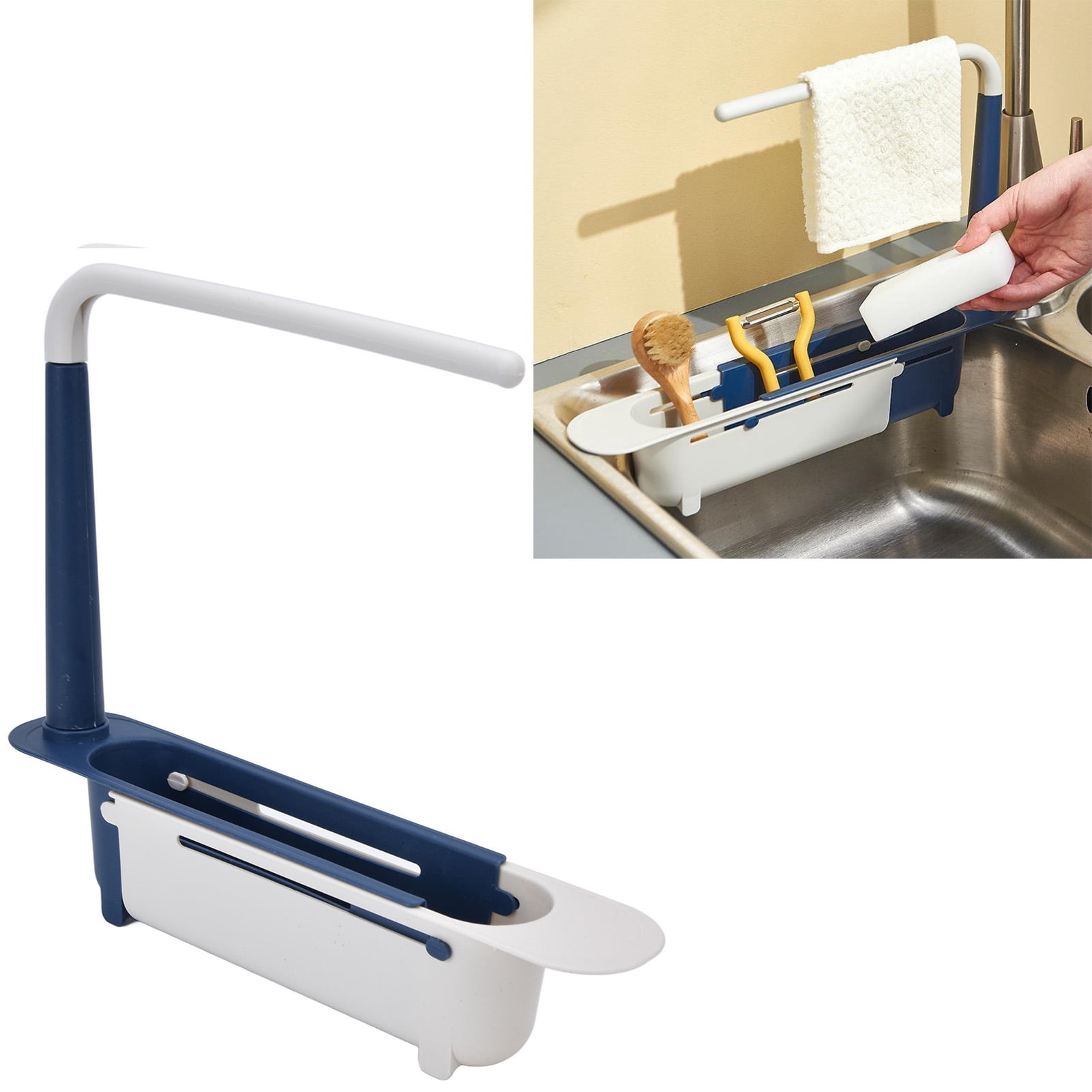 Click here for Ylshrf Telescopic Sink Storage Rack Large Capacity... prices