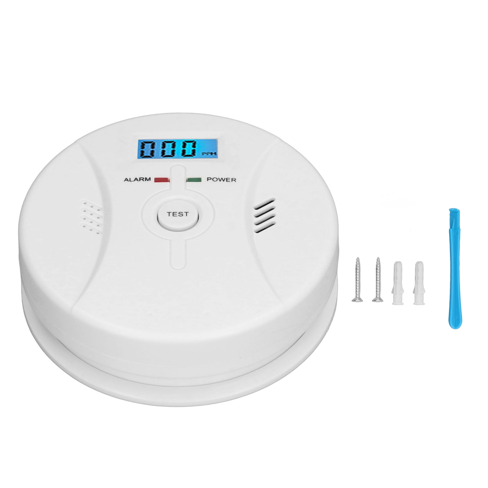 Smoke Detector Strong Sensitivity Fire Alarm Intelligent Detection LCD ...