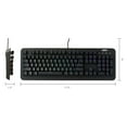 onn Gaming Mechanical Keyboard with Blue Switches, Adjustable 16.8M LED ...