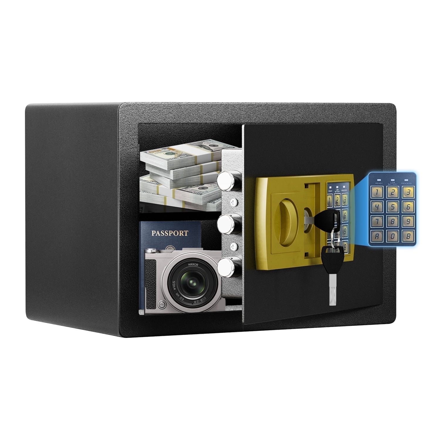 Sentry Safe Lock Box TIGERKING Digital Keypad Safe Box, Combination ...
