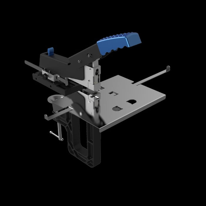 SH-04 Office Desk Stapler Manual Dual Flat Nail Saddle Stitching ...