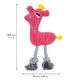 Racifhz Interactive Squeaky Dog Toy Cute Deer Shape Pet Chew Toy With ...