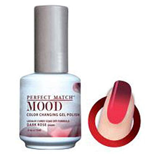 LECHAT Perfect Match MOOD COOL Color Changing Gel Polish Dark Rose 0.5 ...