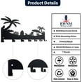 Wall Mounted Key Rack | Metal Key Rack Hook Organizer | Metal Key ...