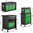8-Drawer High Capacity Rolling Tool Chest, Removable Cabinet Storage ...