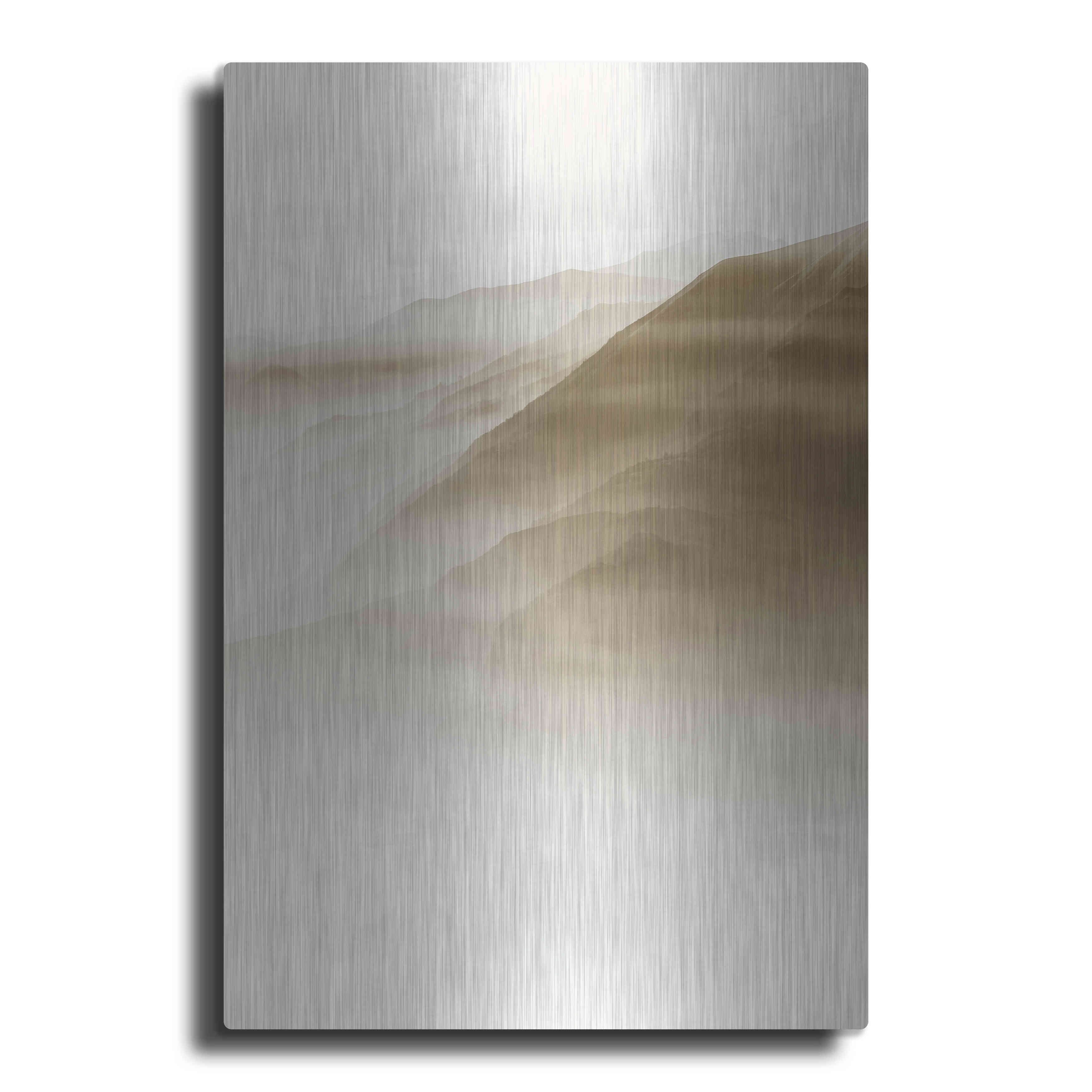 Luxe Metal Art 'In My Time' by Design Fabrikken, Metal Wall Art, 24"x36 ...