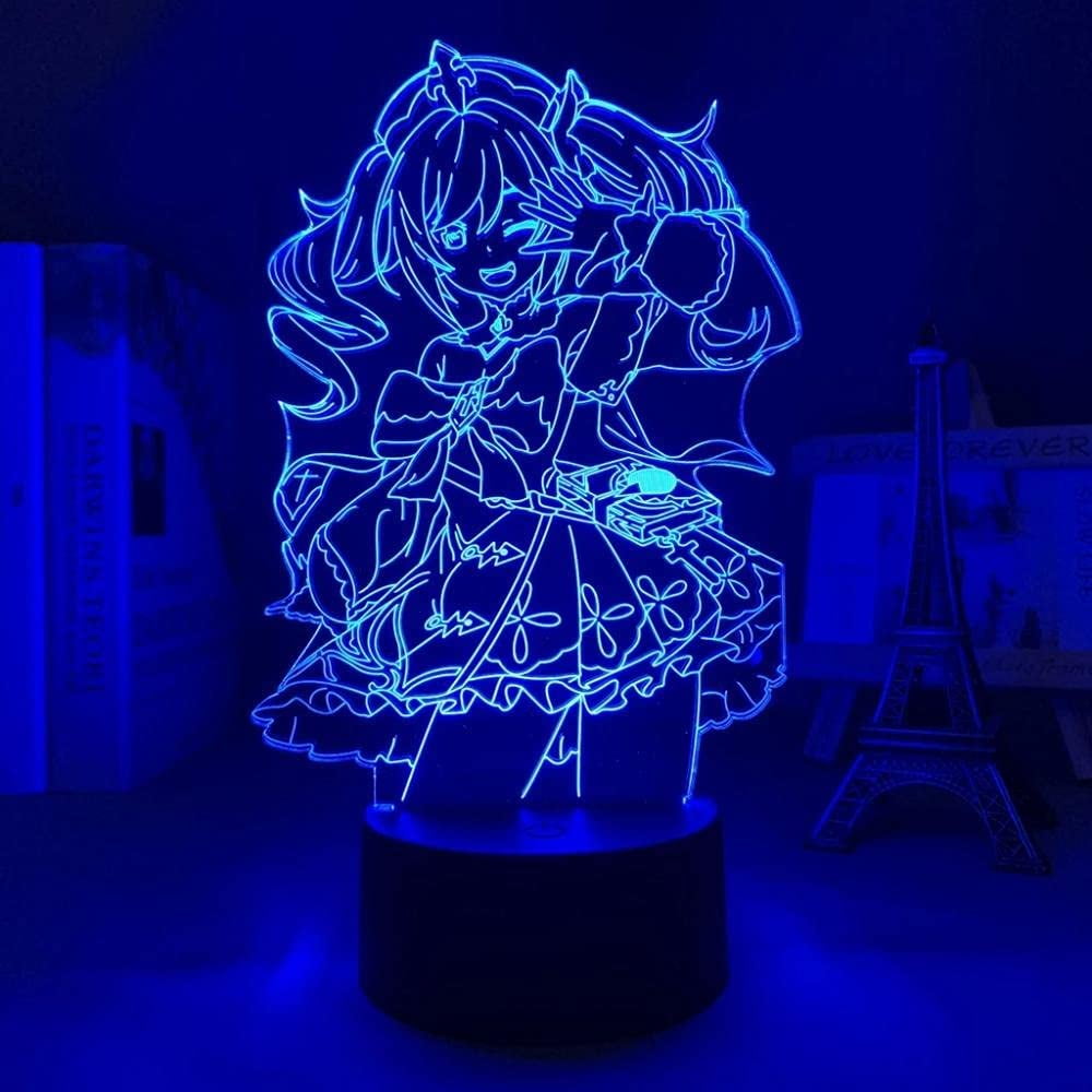 AVEKI Genshin Impact Barbara lamp Cool 3D Illusion Night Lamp Home Room ...