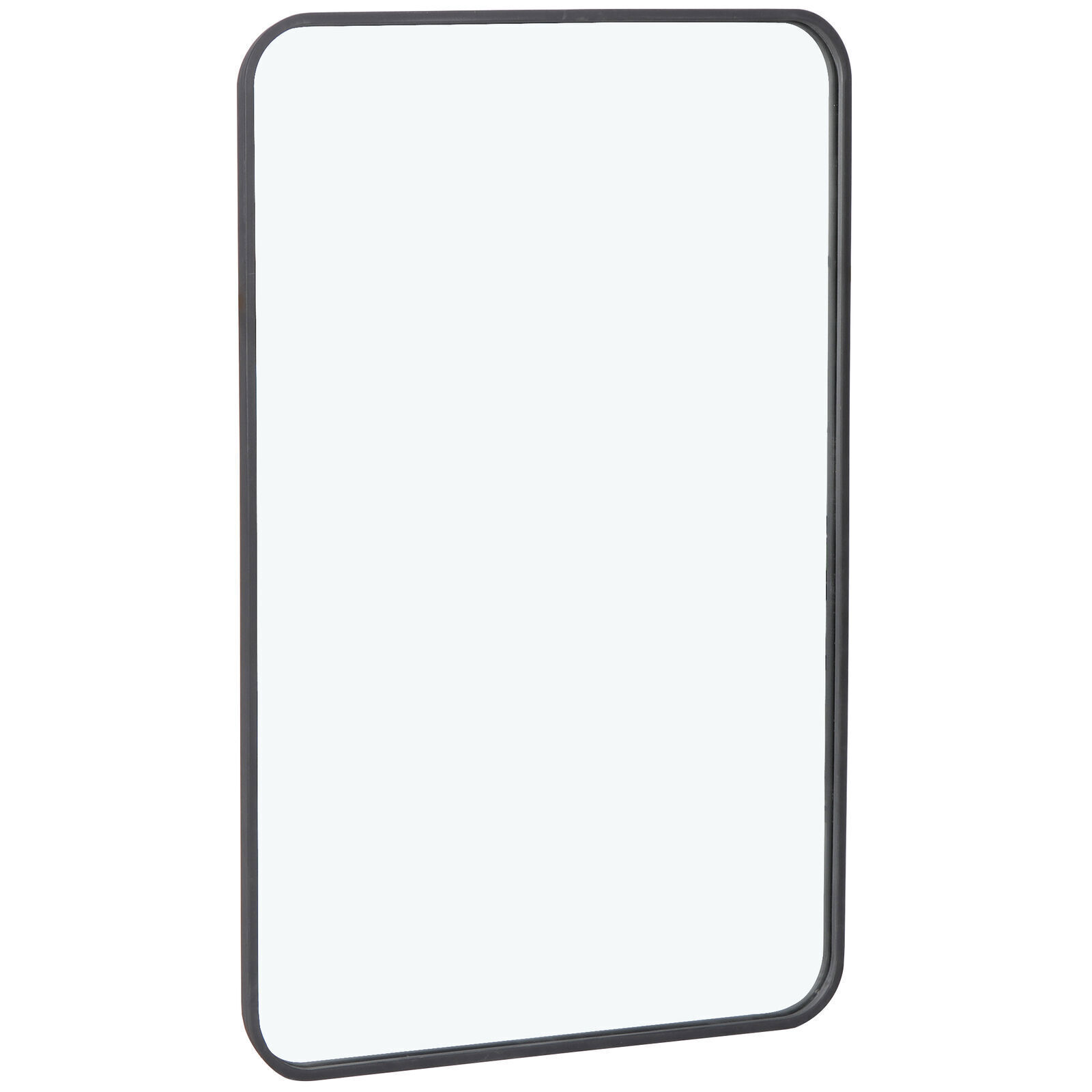 Black Rectangular Vanity Mirror - 24" x 36" Wall Mounted Bathroom ...