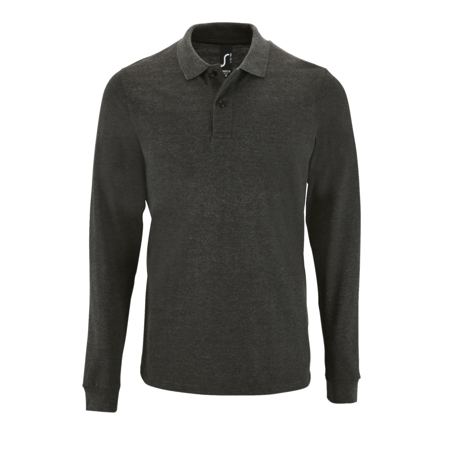 Click here for Sols Sols Mens Perfect Long Sleeve Pique Polo Shir... prices