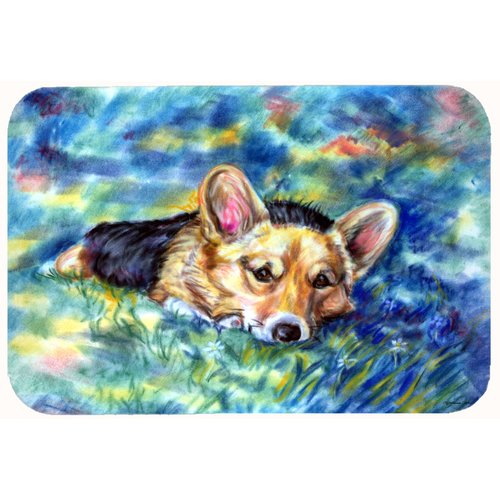 Caroline's Treasures Corgi Tuckered Out Kitchen/Bath Mat - Walmart.com