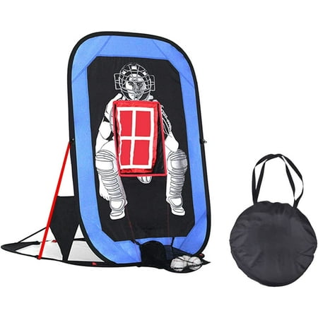 WX 3X4X4.5FT Baseball Pitching Net, Pitching Target, Pop Up Softball ...