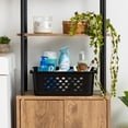 IRIS USA Decorative Plastic Storage Basket, Organizing Solution, Set of ...
