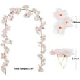 CHUNTIAN 8pcs 47.2ft Artificial Cherry Blossom Flower Garland Hanging ...