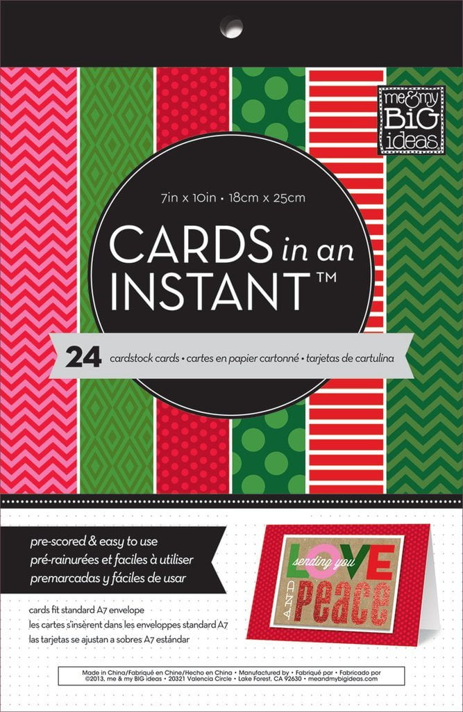 Me And My Big Ideas Simple Red And Green Card Stickers - Walmart.com