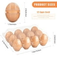 Egg Cartons 100 Packs, Plastic 3x4 Grids, Clear Egg Cartons Cheap Bulk ...