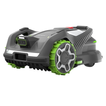 AIWEIYA Crawler Remote Control Lawnmower with Push Shovel Snow Removal ...