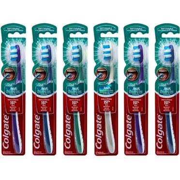 Colgate 360 Enamel Health Sensitive Toothbrush, Compact Head, Extra ...