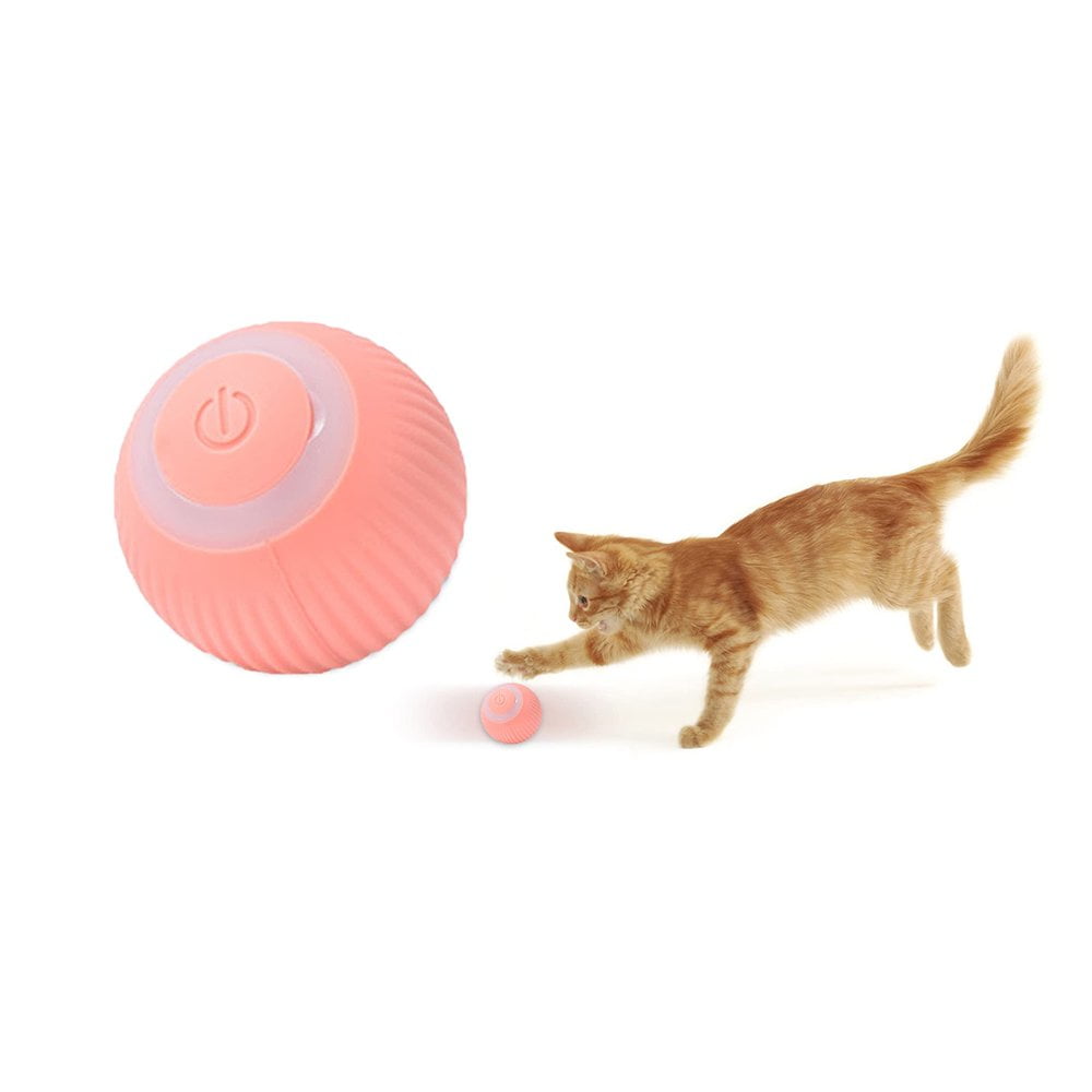 Smart Interactive Cat Toy，Moving Rolling Cat Toys for Indoor Cats to ...