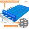 1set Stainless Steel DIY Nail Art Templates Template Tool Rectangle ...