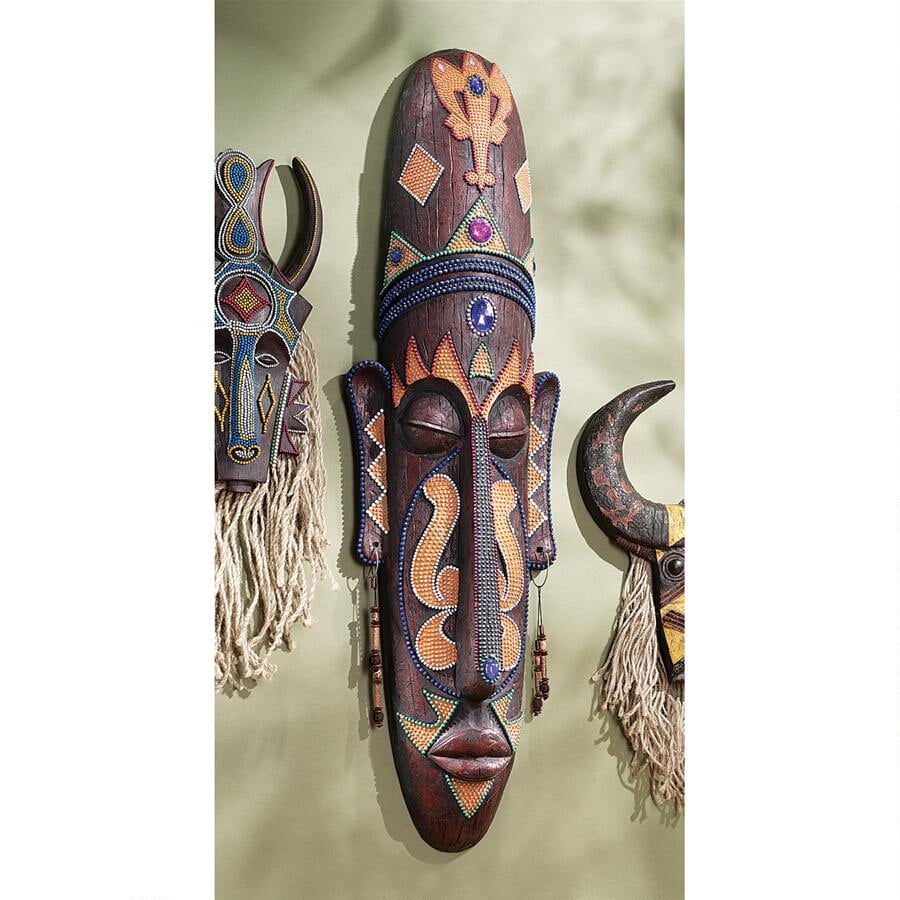Design Toscano Grand Scale Tribal Wall Mask - Walmart.com