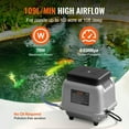 Linear Air Pump, 109L/Min Air Flow Septic Aerator Pump, Aeration System ...