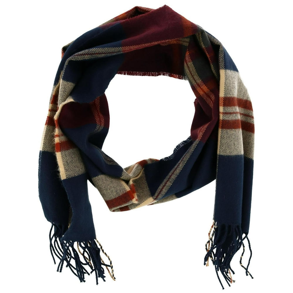 David and Young - David & Young Soft Plaid Winter Scarf - Walmart.com ...