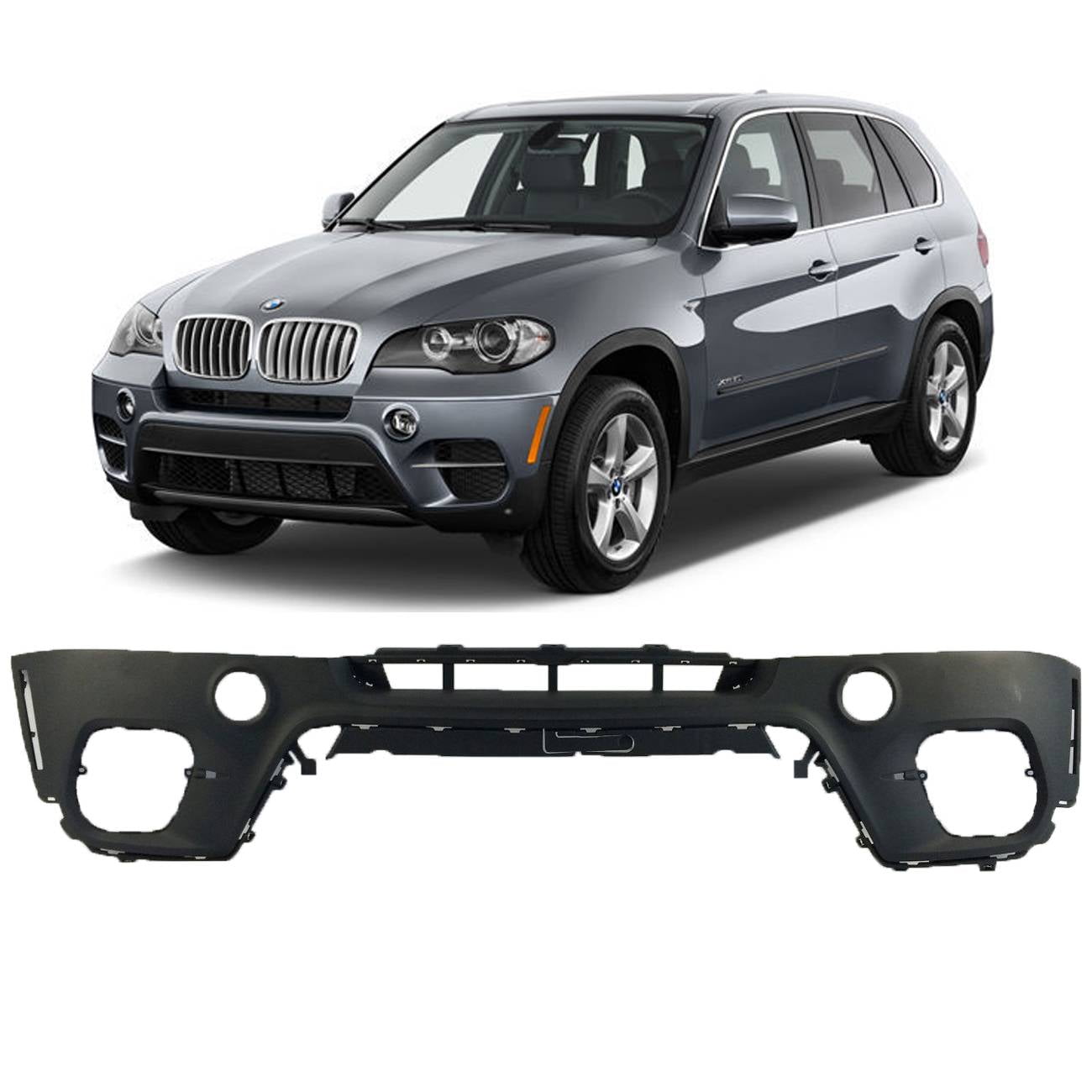 AUTOPA 51117222718 Front Upper Primered Bumper Cover Facial for BMW E70 ...