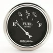 AutoMeter 2323 Autogager White Oil/Water Gauge Black Console - Walmart.com