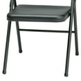 Open Box Meco Sudden Comfort All Steel Folding Chair, Black - Walmart.com