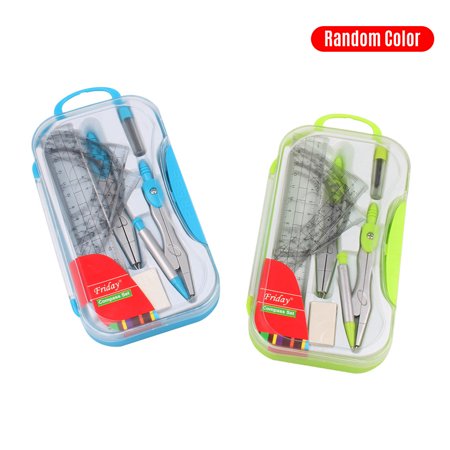 8 Pieces Compass Set Math Geometry Kit Professional Drawing Tools ...