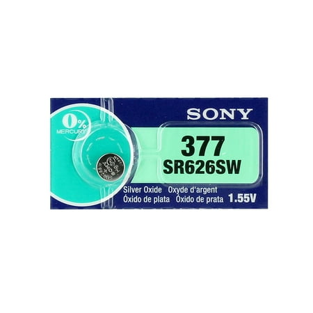 Sony 377 / SR66 / SR626SW Silver Oxide Button Battery - Walmart.ca
