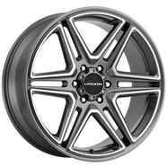 Vision Torque 15x7 5x120.7 -7et Gunmetal Machined Lip Wheel - Walmart.com